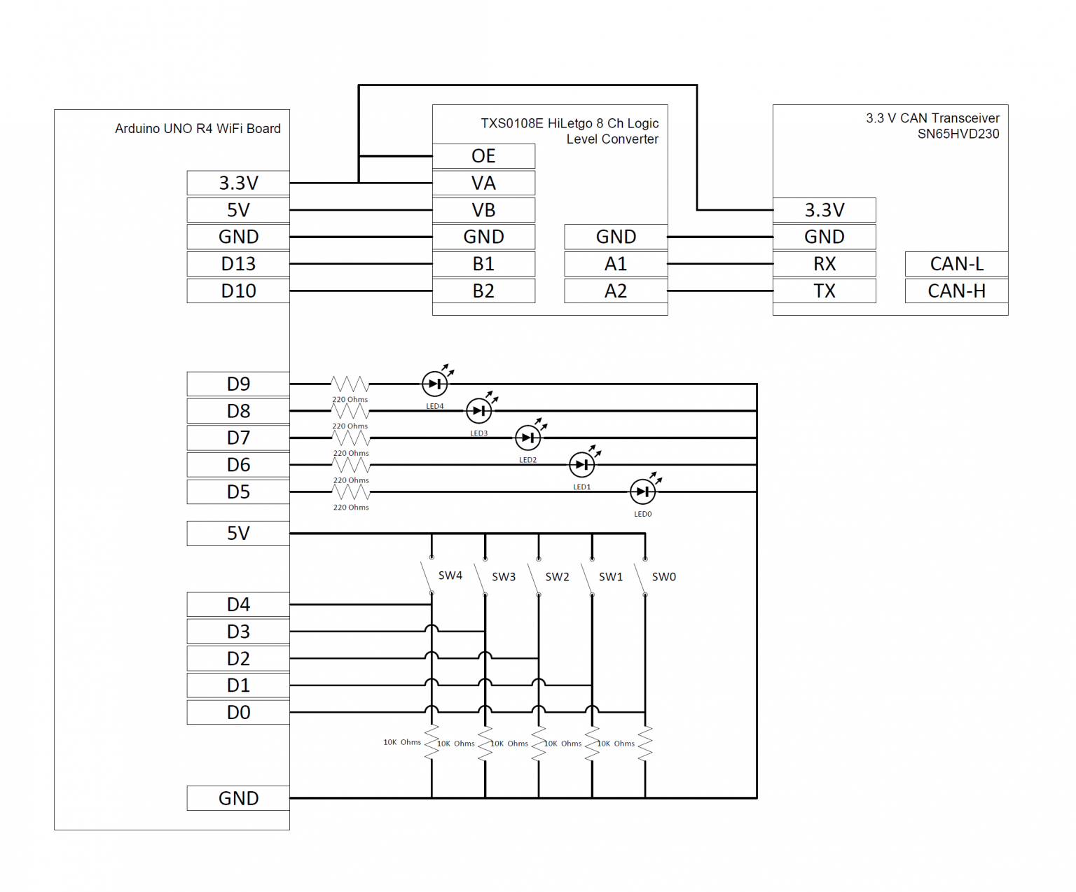 Can Bus Protocol Design And Implementation On Arduino Uno R4 Wifi Protips